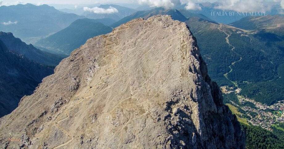 Dolomites. Cima Rosetta - cable car and easy trekking at 2 743 m a.s.l.