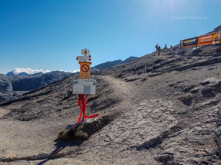 Dolomites. Cima Rosetta - cable car and easy trekking at 2 743 m a.s.l.